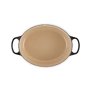 Le Creuset Enameled Cast Iron Signature Oval Dutch Oven, 6.75 qt., Licorice