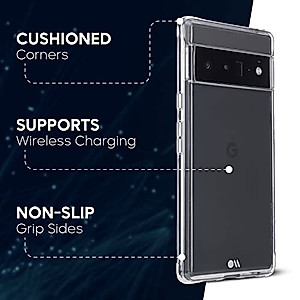 Case-Mate - Tough Series - Case for Google Pixel 6 Pro - Slim - 10 ft Drop Protection - Clear