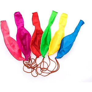 PARTy FLAGs 30Pcs Punch Balloons Punch Balloons Party Favors for KidsI Punching Balloons for Kids Birthday Decorations Party Balloons Kids Heavy Duty Punching Balloons with Rubber Bands For Decoration