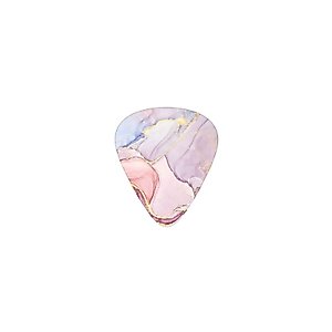 UNKVROL Marble Guitar Picks for Acoustic Guitar Girls Pink 12 Pack Includes Thin Medium Heavy Gauges, Guitar Pick7, AY444