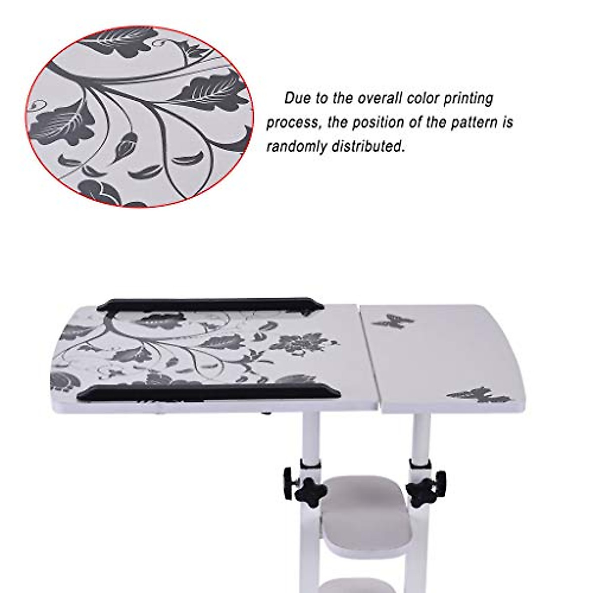 Ohvivid Study Writing Table,Home Desktop Computer Desk Bedroom Laptop Study Table Space Saving Office Table Home Office Desk Side Table Foldable Computer Table Simple Workstation Furniture