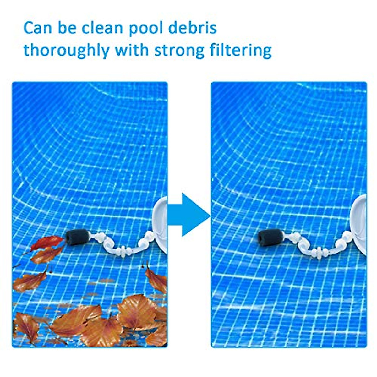 Pool Sweep Hose Tail Scrubber Replacement for Polaris, CoiTek High Density 12 Pack Pool Cleaner Sweep Hose Scrubber Replacement Fits for Polaris 180, 280, 360, 380, 480, 3900 Pool Filter Cleaner Parts