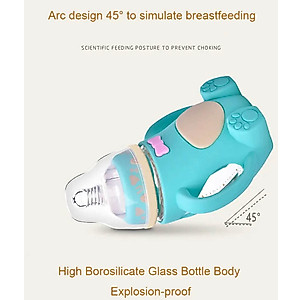 Baby Glass Bottle (Green)