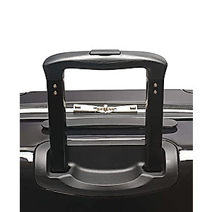 Karl Lagerfeld Paris Flowers 25" Upright Luggage, Black