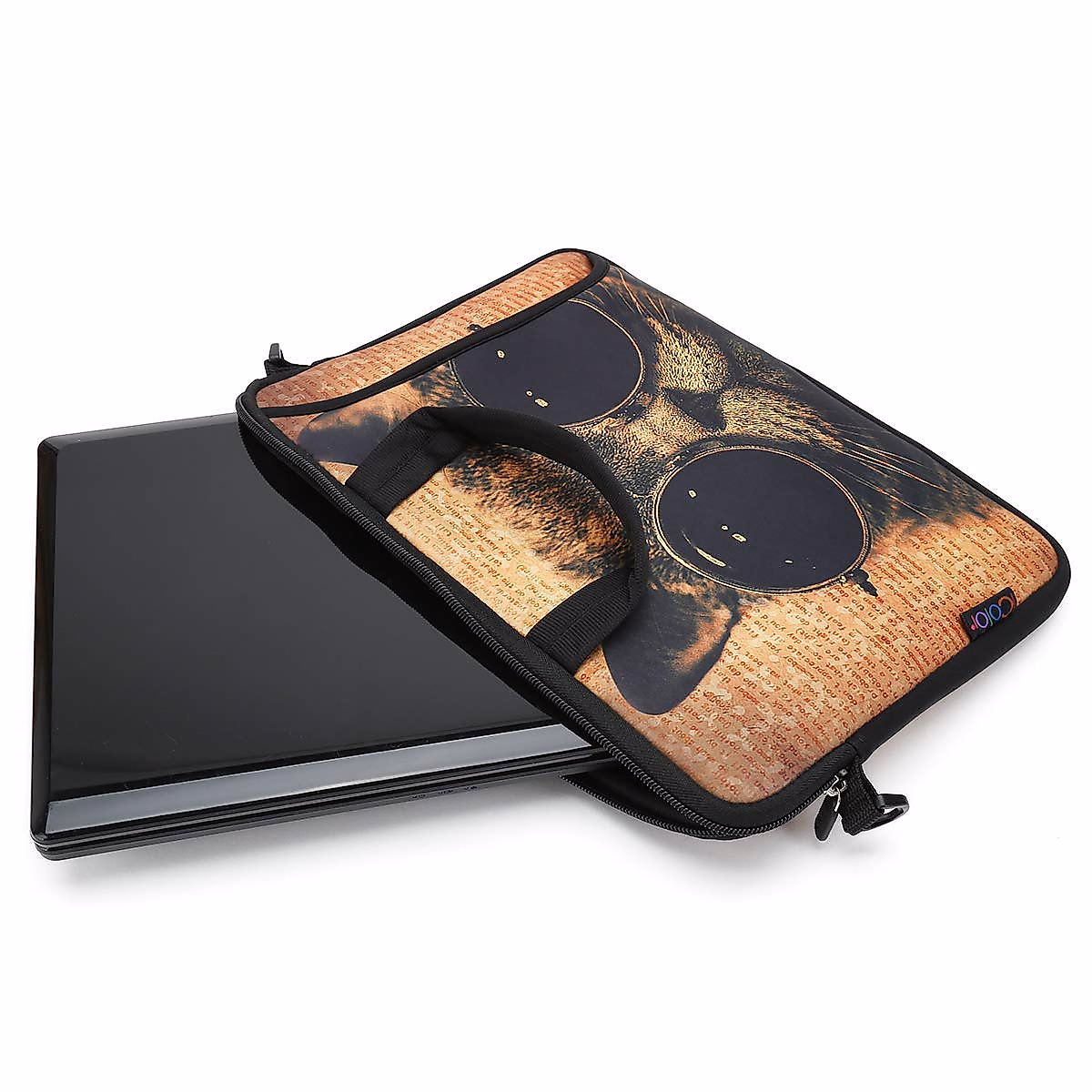 icolor 13" Laptop Shoulder Bag Holder Sleeve Cover 11.6" 12.5" 13.3" Tablet Handle Carrying Messenger Briefcase