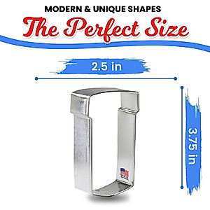 Pill Rx Bottle Cookie Cutter 3.75 Inch - Made in the USA – Foose Cookie Cutters Tin Plated Steel Pill Rx Bottle Cookie Mold