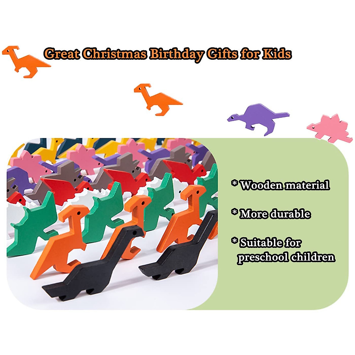 Counting Dinosaurs Toys with Matching Sorting Cards, Preschool Educational Toy for Matching, Counting and Sorting School Supplies Learning Activities Kids Age 4 5 6 7 Girls Boys Birthday Gift