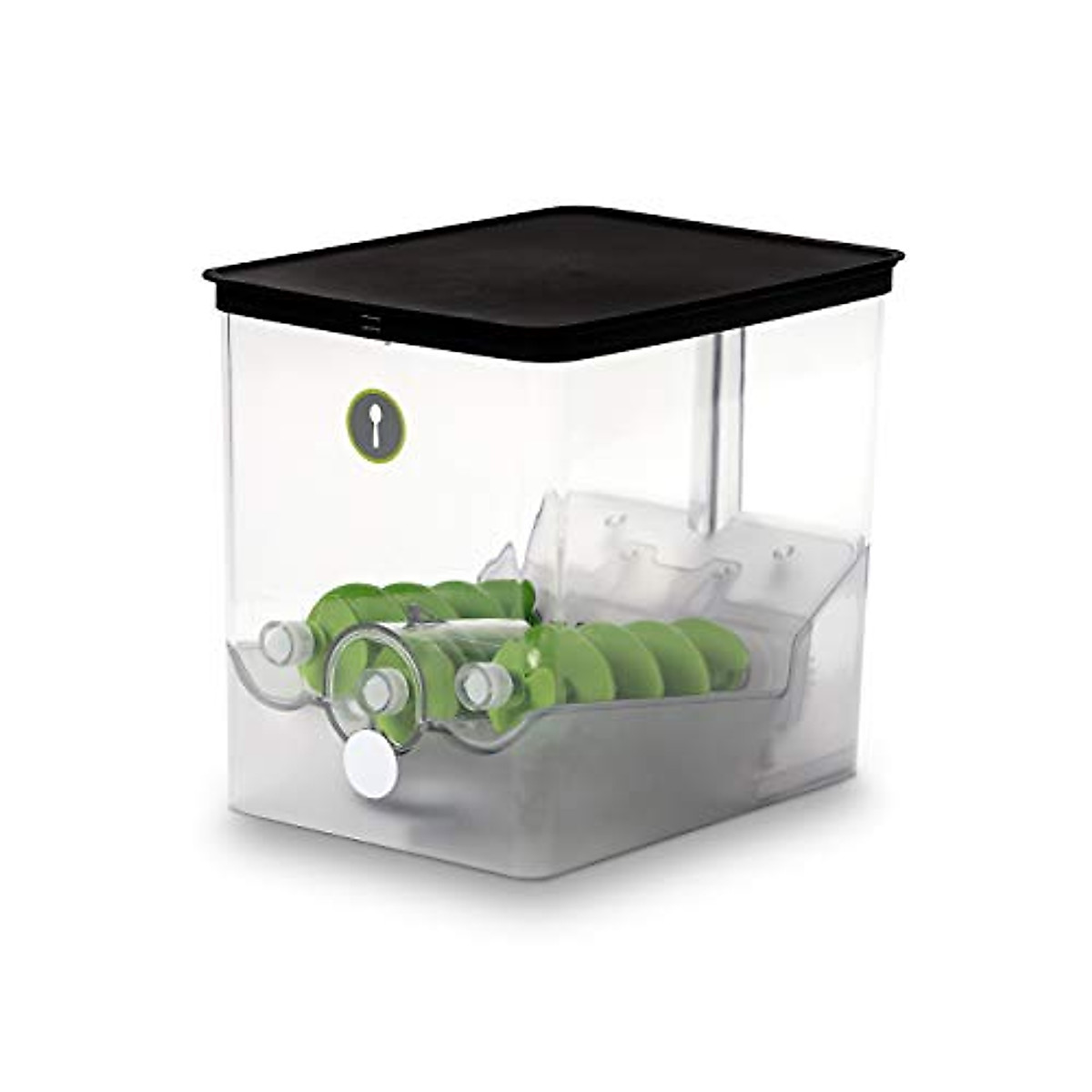 PantryChic SmartCanister, LARGE, Stores, Measures & Dispenses Dry Ingredients - PantryChic Smart Storage System SOLD SEPARATELY - BPA-Free Airtight Canisters Ideal for Flour, Sugar, Rice & Coffee