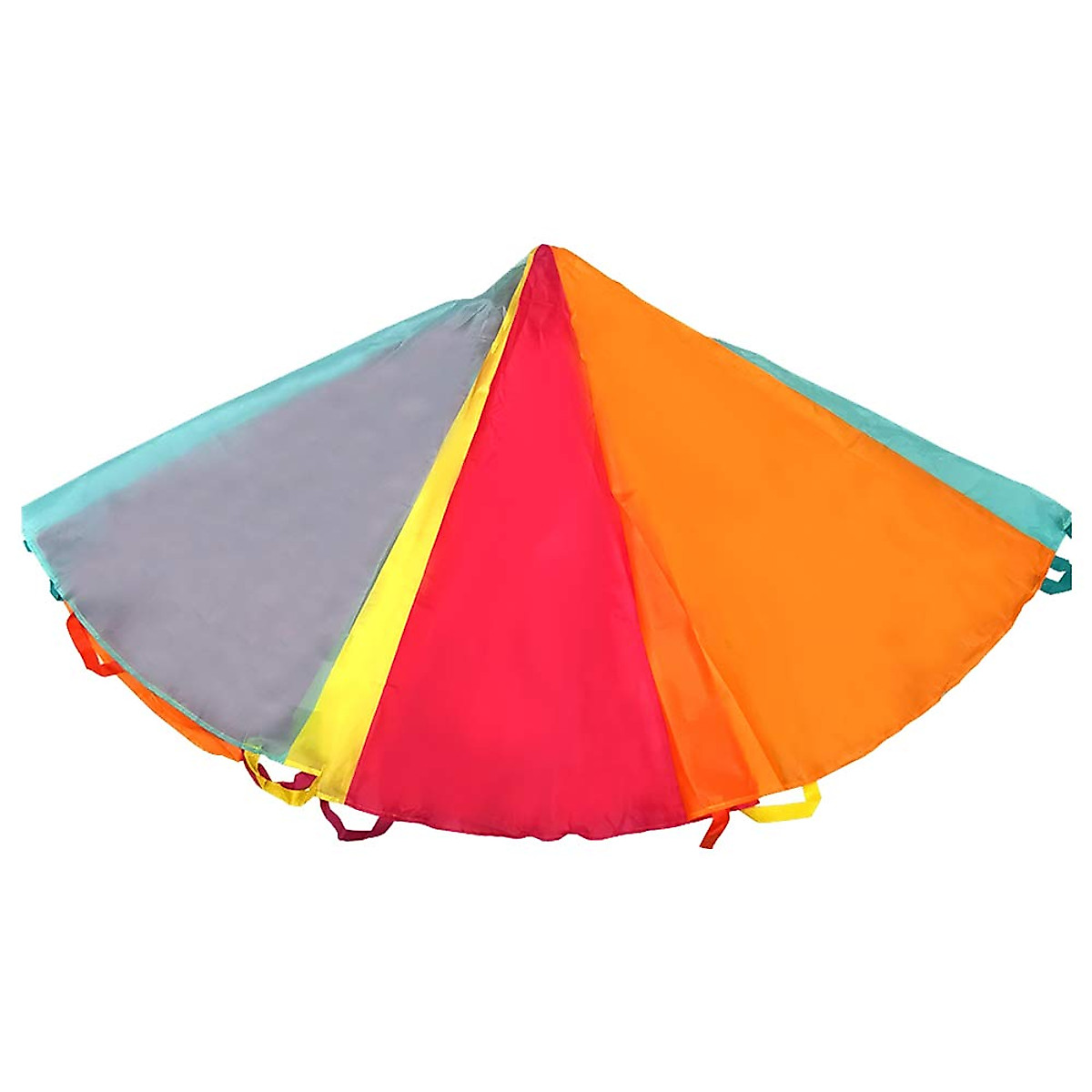 SPINFOX Play Parachute - 6ft with 8 Handles, Multicolored Indoor/Outdoor Kids Exercise Toy