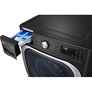 LG WM8900HBA 5.2 Cu. Ft. Black Steel Front Load Washer