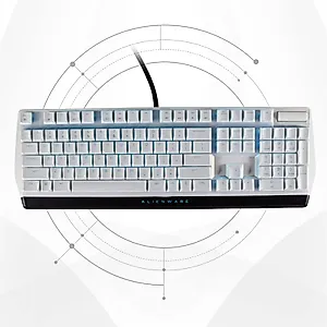 Transparent Clear Silicone Keyboard Cover Protectors for Alienware RGB Gaming Keyboard AW510K