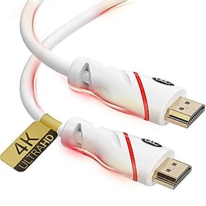 HDMI Cable 50 ft - in-Wall High Speed HDMI Cord - CL3 Rated - Supports 4K, 3D, Full HD, 2160p with Ethernet - Audio Return - Latest Version - 50 Feet (15.2 Meters)