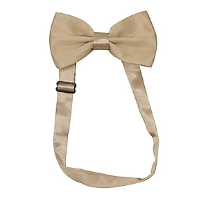 Doloise Men's Suspenders Bowtie Set Elastic Y Shape Style Women's Suspenders Bowtie For Wedding&Formal Events (Khaki)
