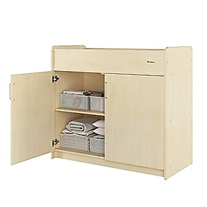 Foundations SafetyCraft Daycare Changing Table, Natural
