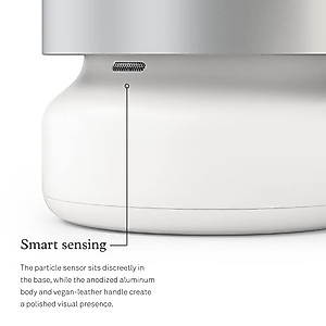 Molekule Air Pro Air Purifier for Large Rooms up to 1000sq. ft. with PECO Technology, Compatible with Alexa, Eliminates Smoke, Mold, Bacteria & Other Pollutants for Clean Air – Silver