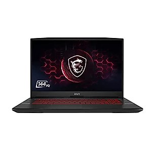 MSI Pulse GL76 17.3" FHD 144Hz Gaming Laptop: Intel Core i7-12700H RTX 3060 16GB 512GB NVMe SSD, Type-C USB 3.2 Gen 1, RGB Gaming Keyboard, Cooler Boost 5, Win11 Home: Black 12UEK-052