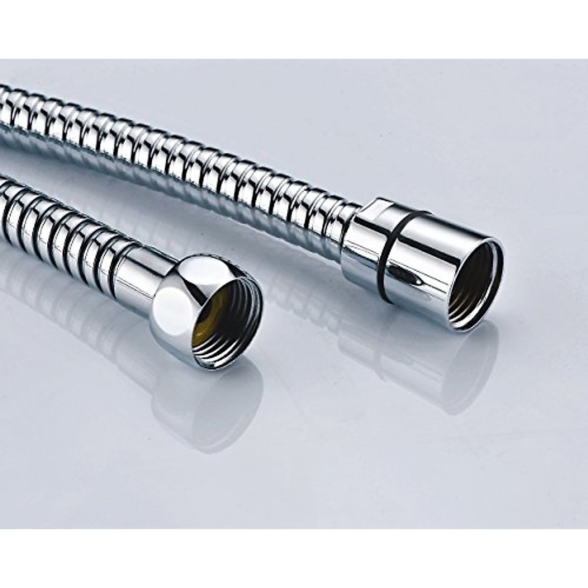 Purelux Shower Head Hose 118 Inches (3 Meters or approx. 10 Feet) Extra Long Handheld Showerhead Extension, Universal Replacement Made of Stainless Steel Polished Chrome