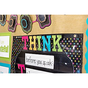 Teacher Created Resources Chalkboard Brights Bold Block 3" Letters (TCR3881)