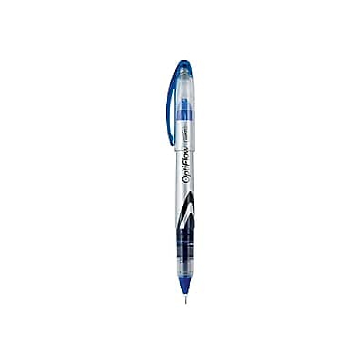 STAPLES 704789 Optiflow Needle-Tip Rollerball Pens Fine Point Blue Dozen (15195)