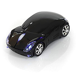 Zerone 2.4GHz Mouse, Portable Optical Mouse 1600DPI for/Android/ME/Windows PC/Tablet Gaming Office (Black)