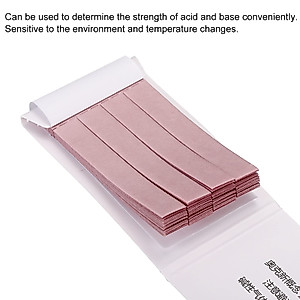 PATIKIL PH Test Strips, 4 Pack 320 Indicator Papers Litmus Tester for Water Food Soil Alkaline Testing, Red