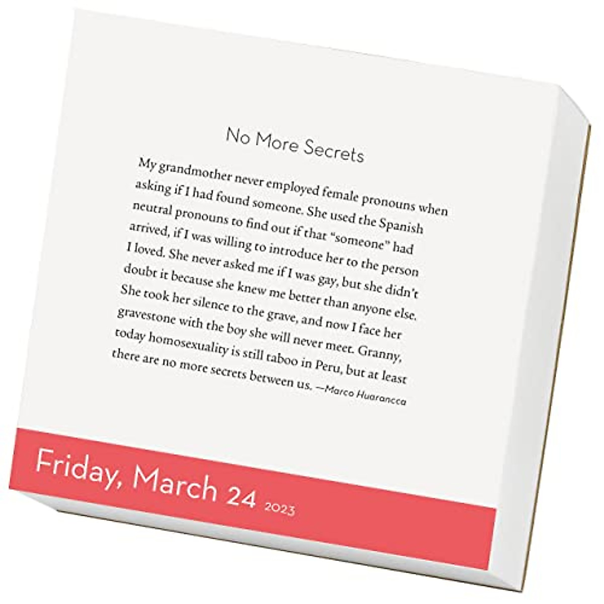 Tiny Love Stories Page-A-Day Calendar 2023: A Year of Big Love in Small Bites