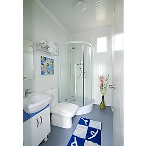 20ft Portable Container Prefab Mobile House with 2 bedrooms, 1 Bath, Kitchen, Windows and Doors (Customizable) for Outdoor Use, Adult Living and Storage with Steel Frame.