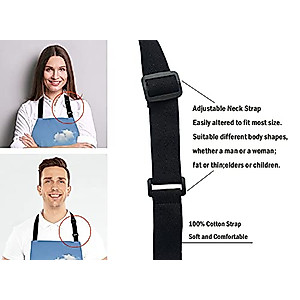 Lefolen Funny Cats Adjustable Bib Apron, The two brave cats are drifting in the steel Cooking Kitchen Apron for Men Women