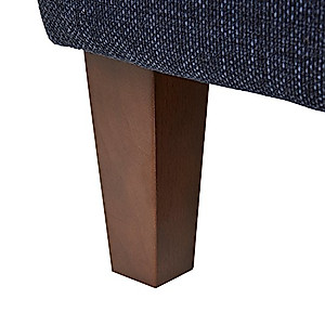 Amazon Brand – Stone & Beam Highland Modern Living Room Wingback Accent Chair, 31.9"W, Denim