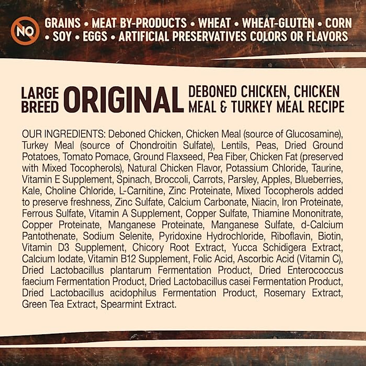 Wellness CORE Natural Grain Free Large Breed Original Dry Dog Food, 24 lbs