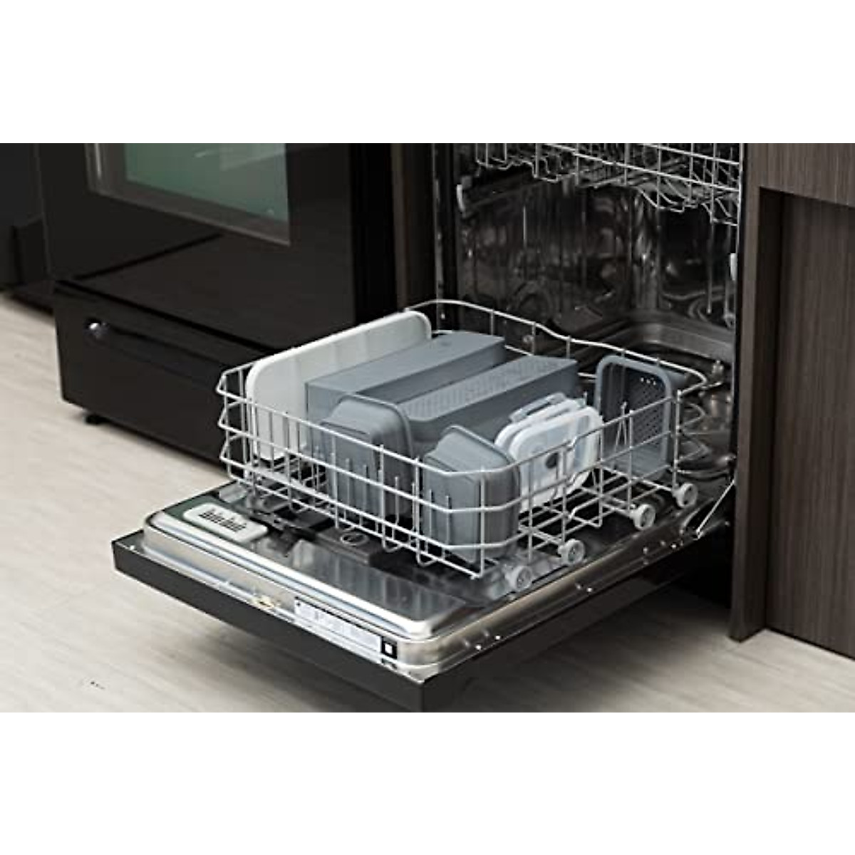 TidyBoard Meal Prep System - Bamboo Cutting Board - The Quick & Easy Meal Prep Solution, Teal