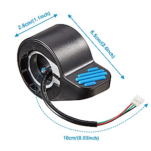 TOMALL Electric Scooter Thumb Throttle Accelerator Throttle Accelerator Replacement Parts Throttle Pedal Replacement Electric Scooter Parts for Ninebot Electric Scooter ES1/ES2/ES3/ES4