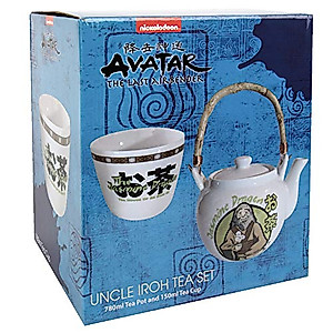Avatar: The Last Airbender The Jasmine Dragon Tea Set - Ceramic Teapot & Tea Cup - Avatar Gift for Adults, Men, Women, Fathers Day