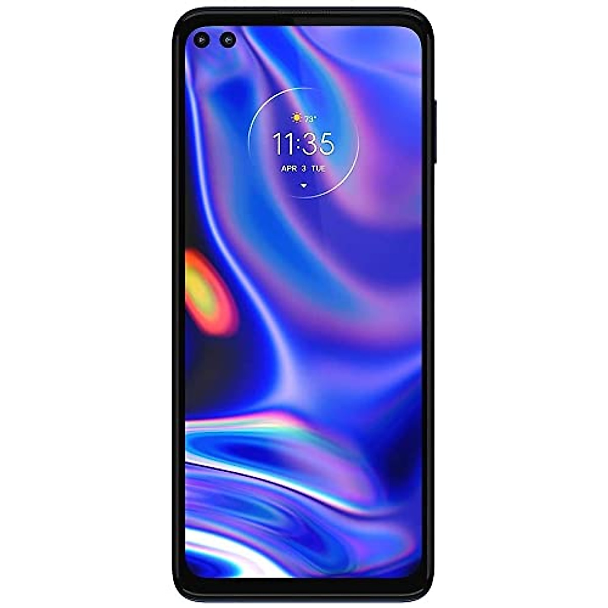 Moto One 5G (128GB, 4GB) 6.7" FHD+, Snapdragon 765, 48MP Quad Camera, 5G / 4G LTE AT&T Locked - XT2075-2 (Oxford Blue) (Renewed)