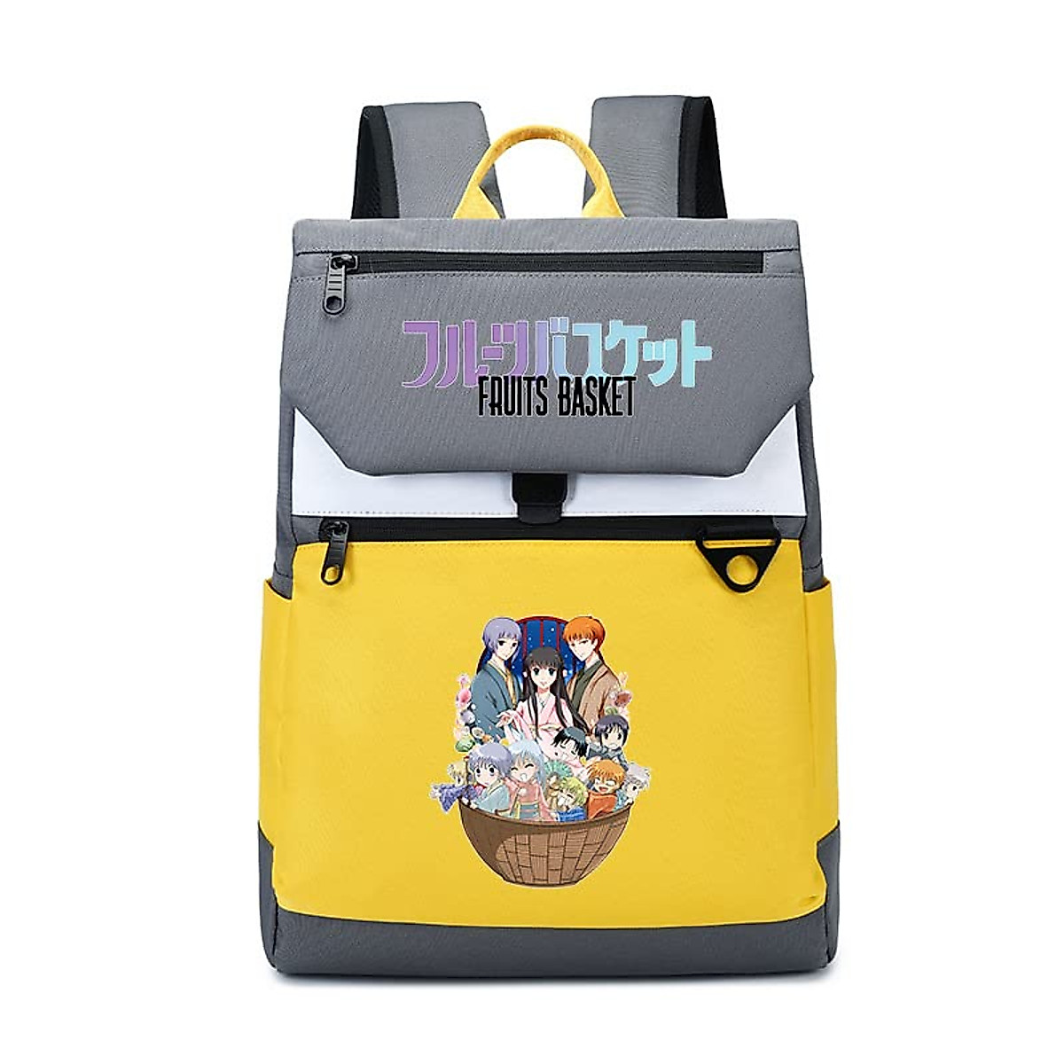 TPSTBAY Cartoon Pink Bookbag Oxford Daypack Women Kawaii Travel Backpack Anime Laptop Bagpack,yellow(1)