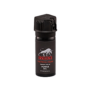 REDD Pepper Spray, Tactical Nuke - (1.40% MC) Maximum Strength Pepper Gel and Nylon Holster - (2 oz)