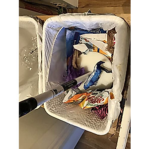 TAMP-IT Touchless Hand Trash Compactor Tool, Safely Manage Overflowing Trash & Recycling (18" - 10" x 6")