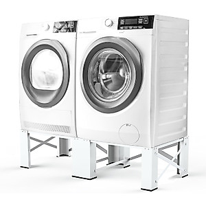 YAFF 2-in-1 Washer Dryer Pedestals 29" - Laundry Stand Raiser for Washer and Dryer, Steel Washing Machine Pedestal, Fits Most 4.8-5.3 cu. ft. Capacity Washers