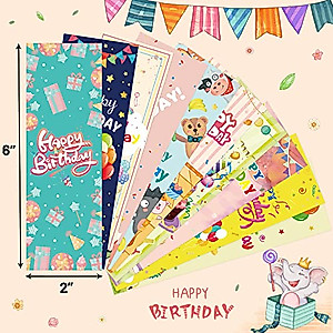 Happy Birthday Bookmarks for Kids Classroom Party Favor Supplies 100Pcs