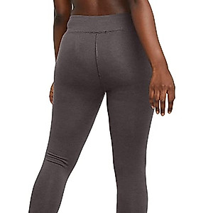 Hanes Women's Stretch Jersey Capri, Charcoal Heather, Small