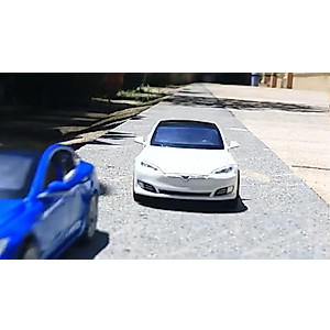 1:32 Scale Model 3 Car Toy Pull Back with Sound and Light, Alloy Diecast Mini Vehicles Toys for Kids Gift or Tesla Car Model Collection Enthusiasts Gift (If Hard to Choose,Buy White!)
