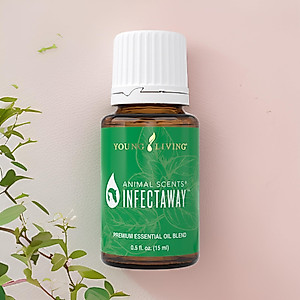 Young Living Animal Scents Infect Away, 15ml | Animal Care Essential Oils | Natural Pet Care & Wellness Support | Pet Skin Care | Prediluted Formula | Soothing & Gentle Coat Support
