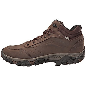Merrell mens Moab Adventure Mid Wp Hiking Boot, Brown Dark Earth, 10.5 US