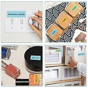 Daycare Bottle Labels Waterproof Name Stickers - 220 Pcs Colorful Self-Adhesive Removable Labels Assorted Size Date Stickers for Baby Kids School Suppliers Mason Jar Bottles Home Storage Containers