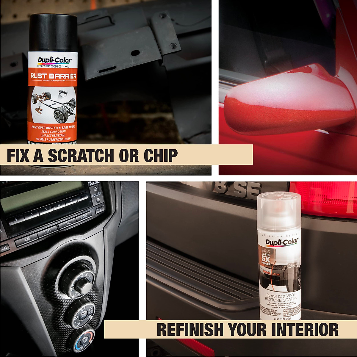 Dupli-Color ERF129 Rust Fix Rust Treatment - 10.25 oz, Black