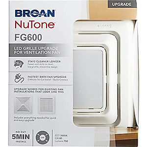 Broan-NuTone FG600 Grille Upgrade, White