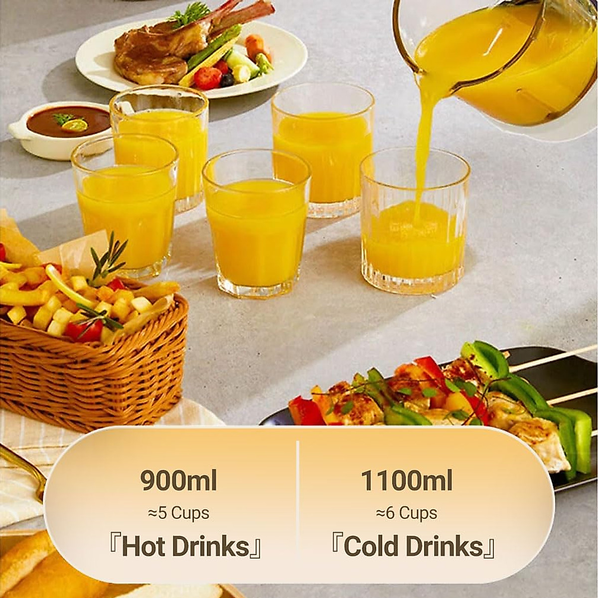 Joydeem JD-J03 Quiet Cooking Blender with Soundproof Shield, Silent Hot Cold Blender for Soy Milk & Juice, 8-Speed and Temperature Control, 12H Preset, 1100ml, White