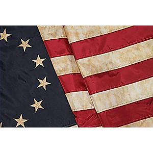 Betsy Ross Vintage Embroidered Flag - 3x5ft Premium Oxford Polyester - Founding Fathers Flags