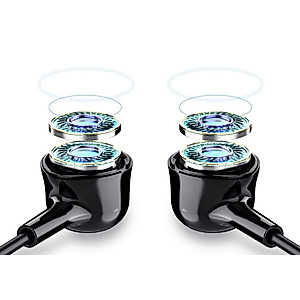 Wireless Headphones Replacement for Fire Tablet HD 8 HD 10,Compatible with LG V35 ThinQ, Compatible with Kindle eReaders, Compatible with Moto Z3 Earphone Mic Sound Music Earbuds