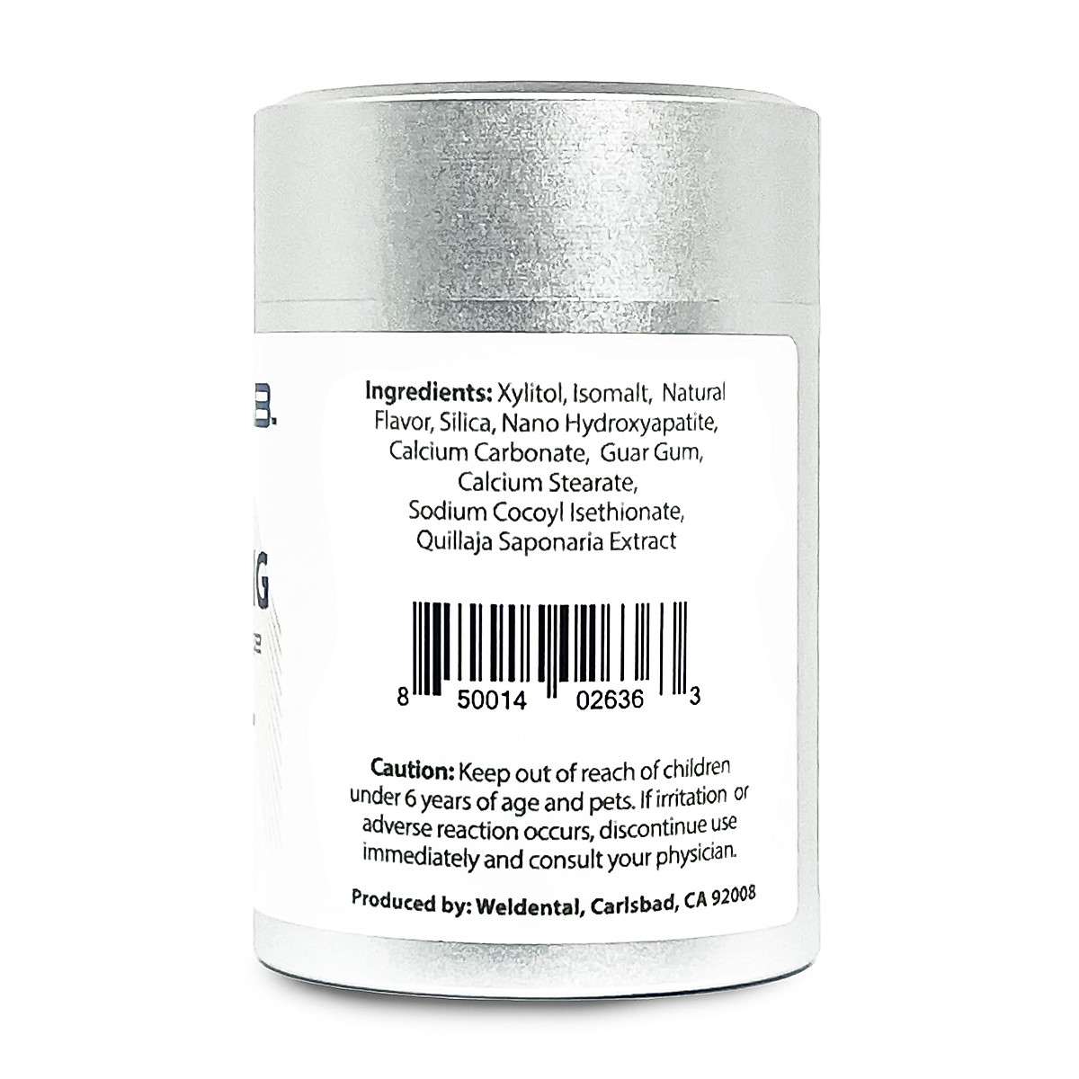 Weldental Chewtab Advanced Whitening Toothpaste Tablets with Nano-Hydroxyapatite Cinnamon